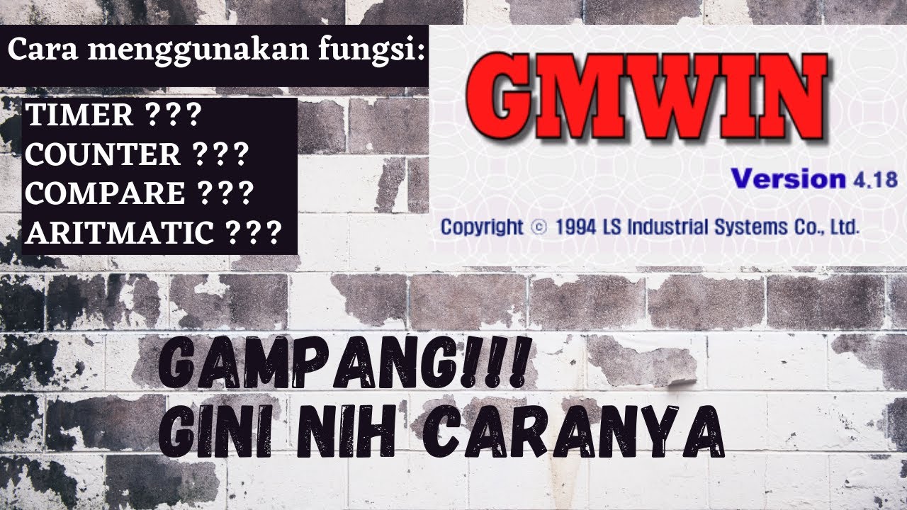 Tutorial Penggunaan Fungsi Timer, Counter, Compare & Aritmatic pada Simulator PLC GMWIN - YouTube