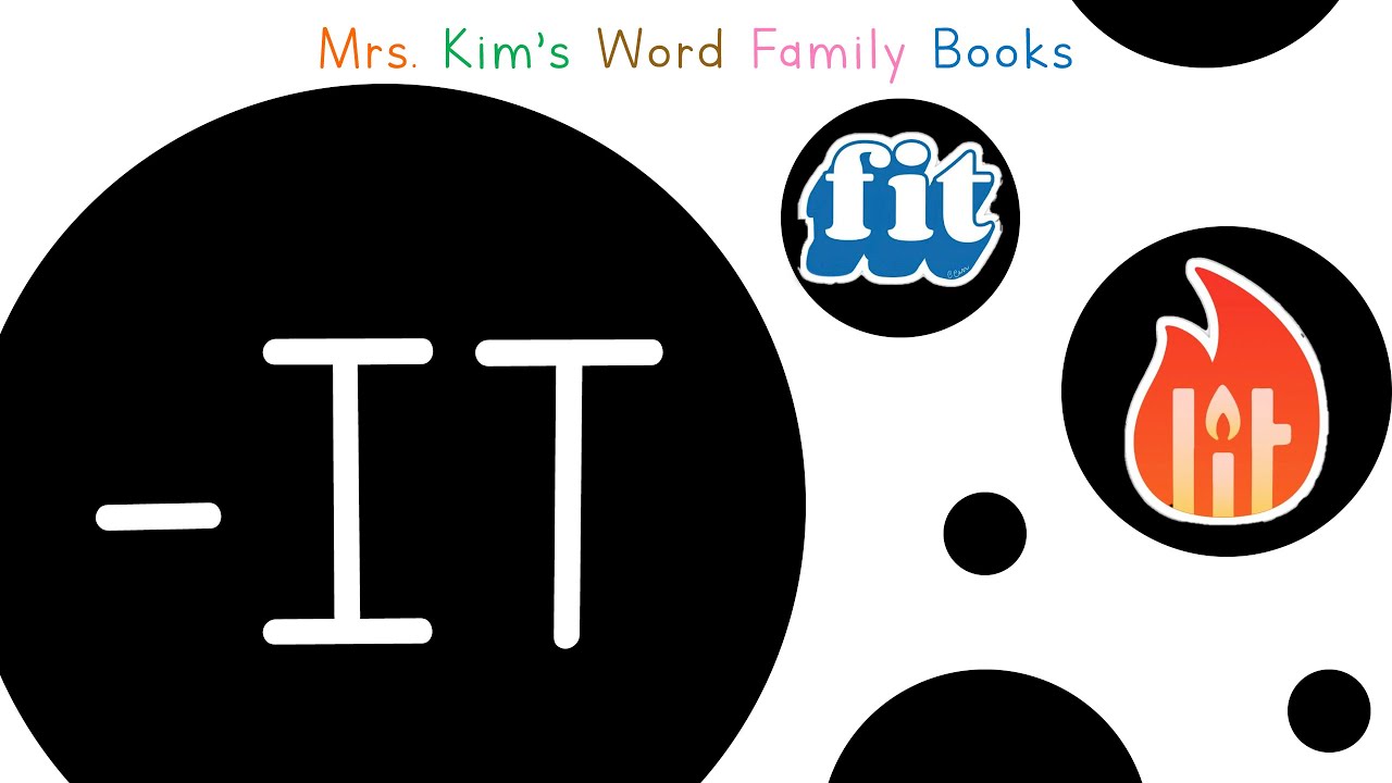 Mrs. Kim's Word Family Books - IT - YouTube