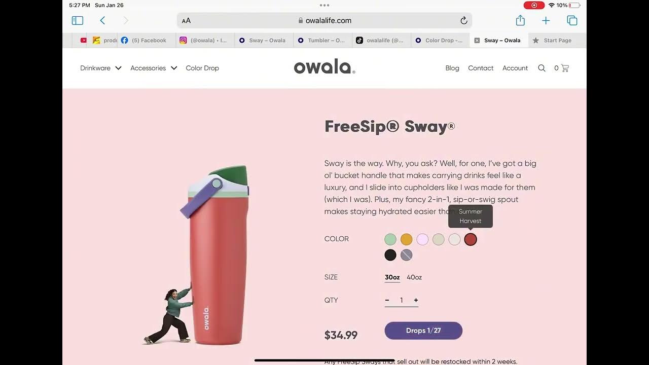 New owala! - YouTube