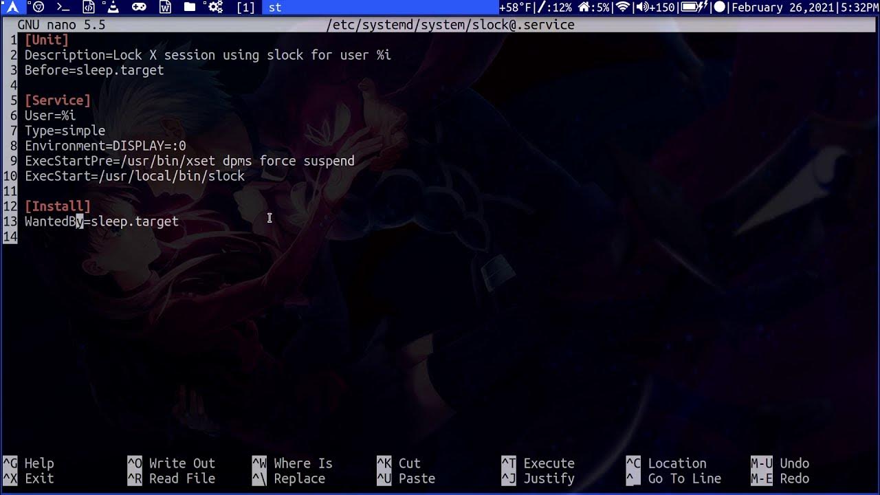 How to Add a Lockscreen to DWM (Slock) on Arch Linux!!!!! - YouTube