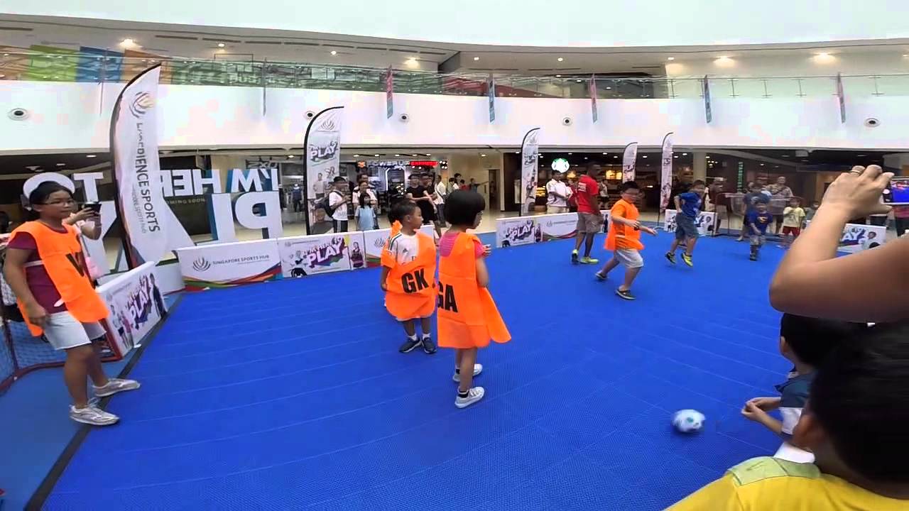 Kallang Sports Hub kid's futsal match - YouTube