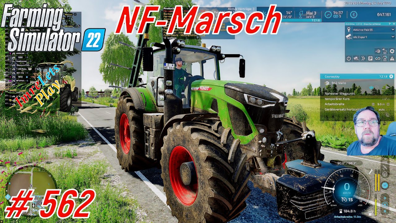 LS 22 NF Marsch # 562 Ich will Feldränder nach pflügen auf geht's ...