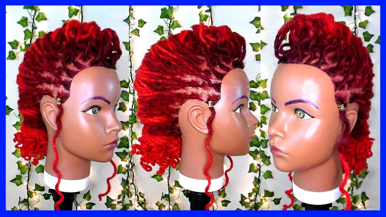 Loc Style Tutorial #34: Basket Weave Mohawk | New Trending Valentines ...