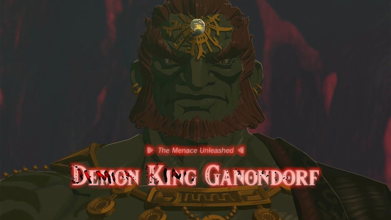 LINK vs Demon King Ganondorf | The Legend of Zelda Tears of the Kingdom ...