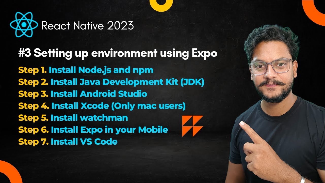 #3 Setting up React Native environment #reactnative #javascript #mobileapp - YouTube