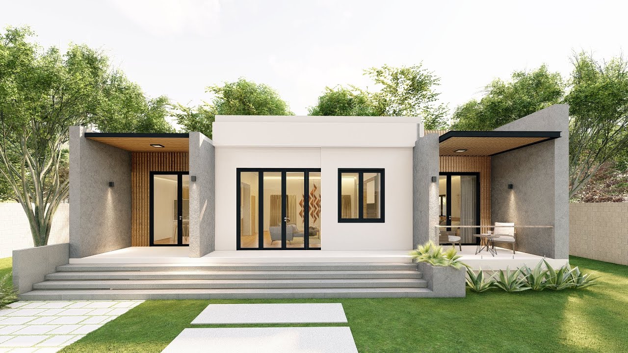 Modern House Design (9x14 meters) | KG Architecture - YouTube