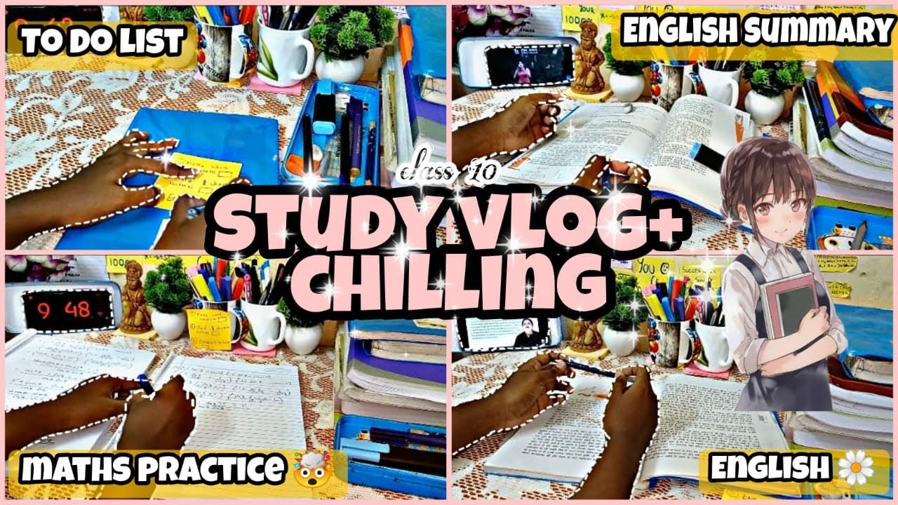 Am I Always Motivated 🙂 ??? | Study vlog class 10 | CBSE study vlog ...