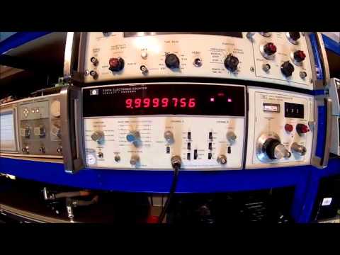 HP 5340A Microwave Frequency Counter from the junk pile (nixie tubes ...