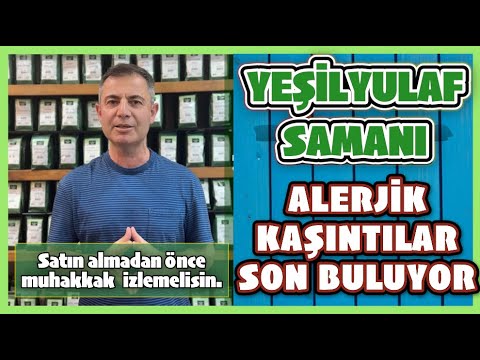 YEŞİL YULAF SAMANI BİTKİ ÇAYI SAĞLIK DEPOSU #yeşilyulafsamanı #alerji #kaşıntı #bitkiselkürler
