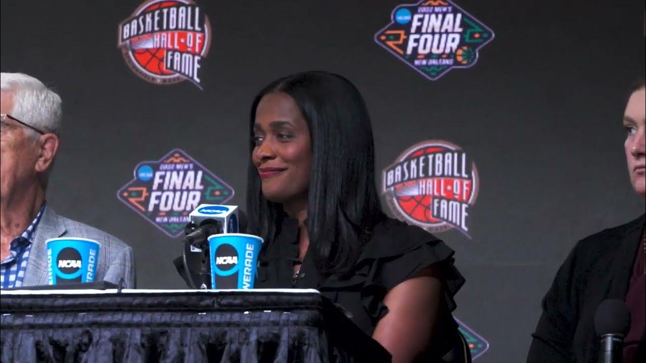 Swin Cash introduced with Class of 2022 at Hall of Fame Press Conference | New Orleans Pelicans ...