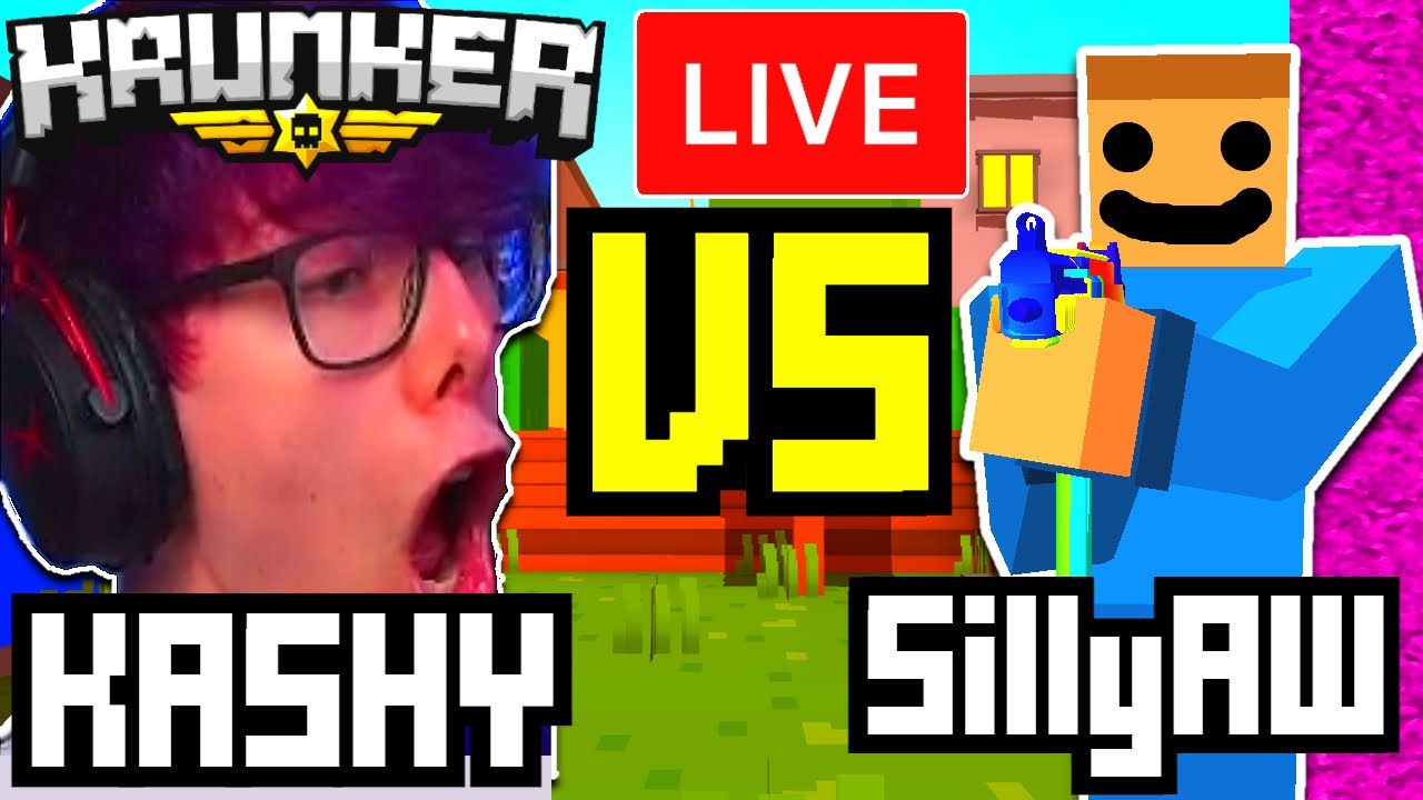 Krunker.io 1v1ing Kashy Kans VS SillyAW *LIVE* On Jaxxy Stream! - YouTube