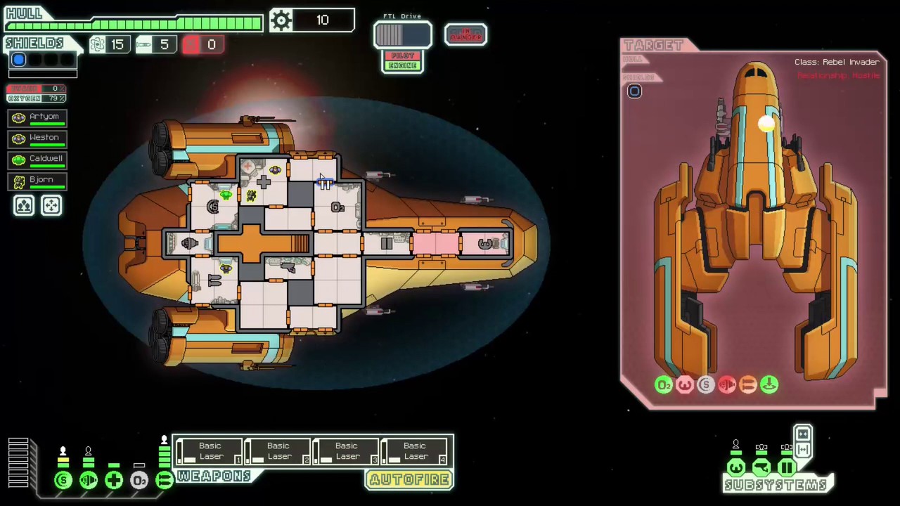 FTL Strategy & Playthrough: The Red-Tail (Kestrel B) - YouTube