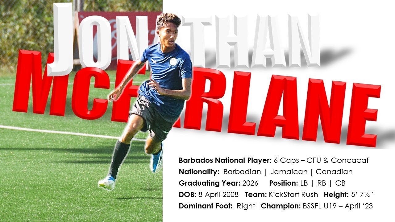 Jonathan McFarlane - 2023 Football Highlight Video - YouTube
