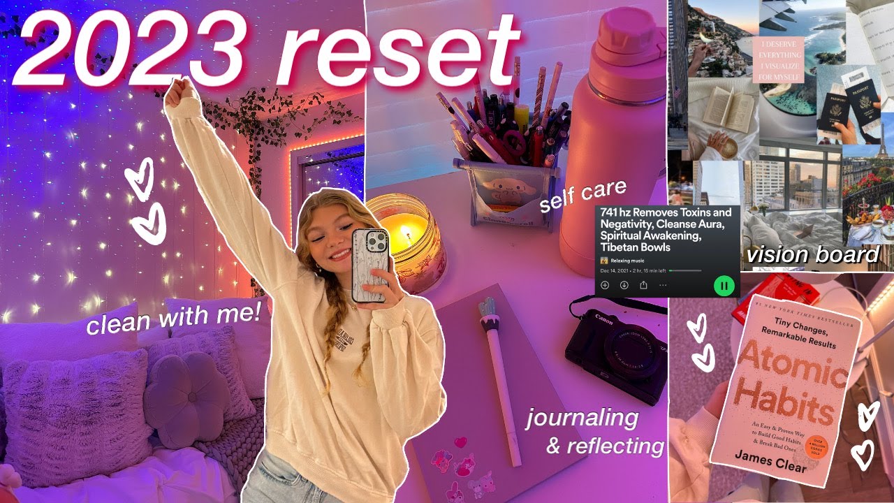 2023 ULTIMATE RESET ROUTINE: goal setting, vision board, deep cleaning ...