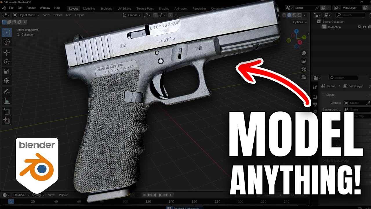 The Secret to Modeling Anything in Blender 3D - Complex Shapes - YouTube
