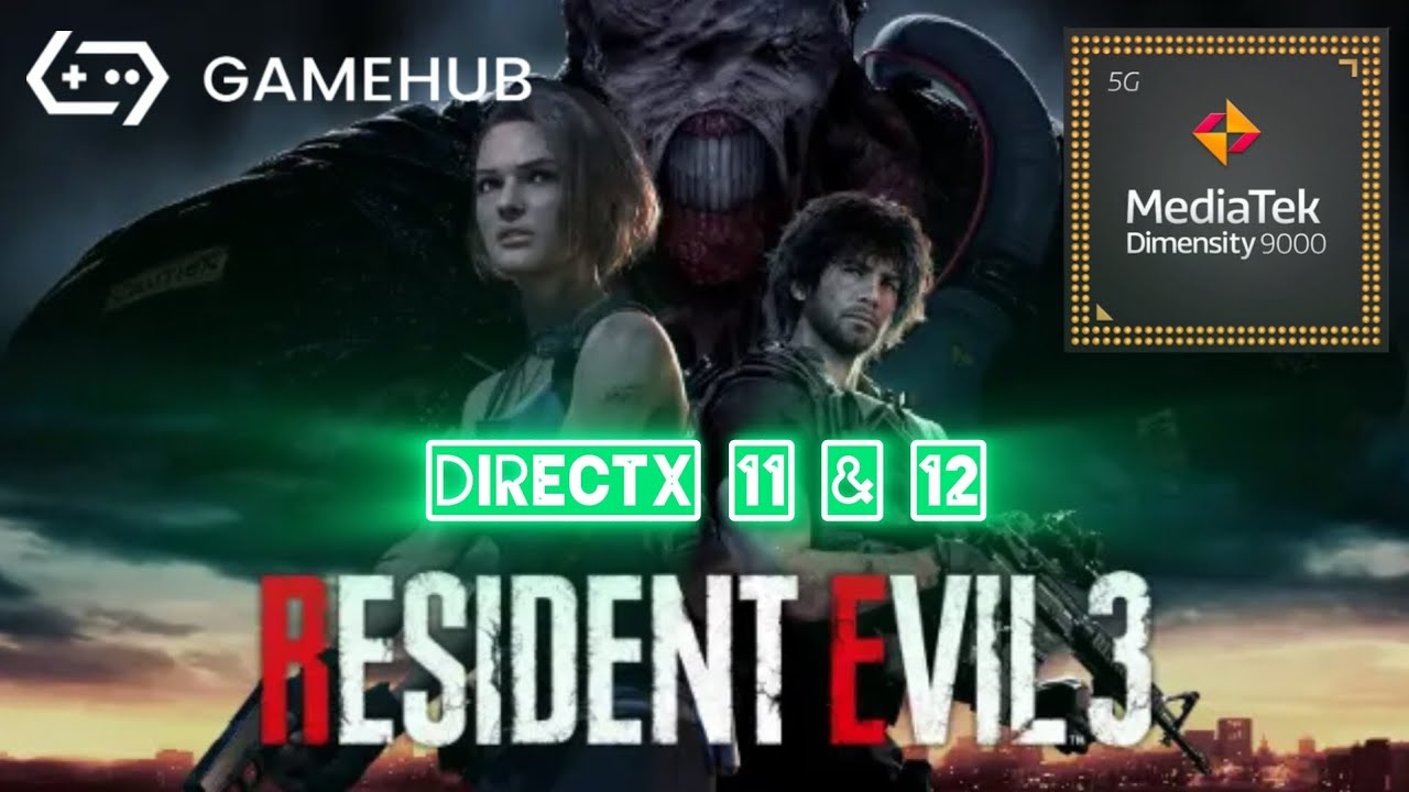 Gamefusion - RE 3 Remake with DirectX 11 & 12 - Dimensity 9000 Mali ...