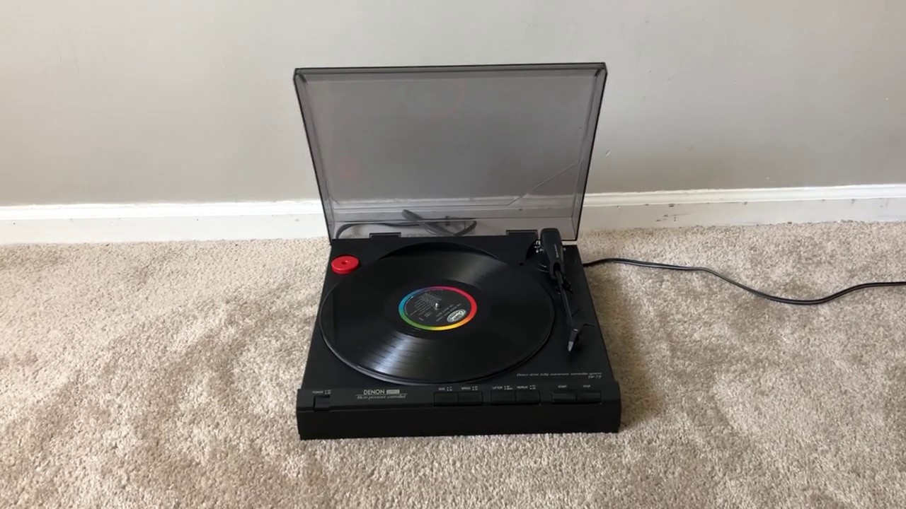 Denon DP-7F Record Player Turntable - YouTube