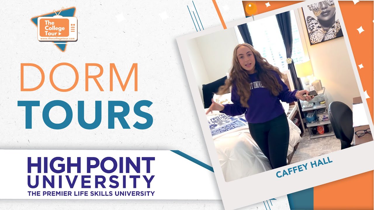 Dorm Tours - High Point University - Caffey Hall - YouTube