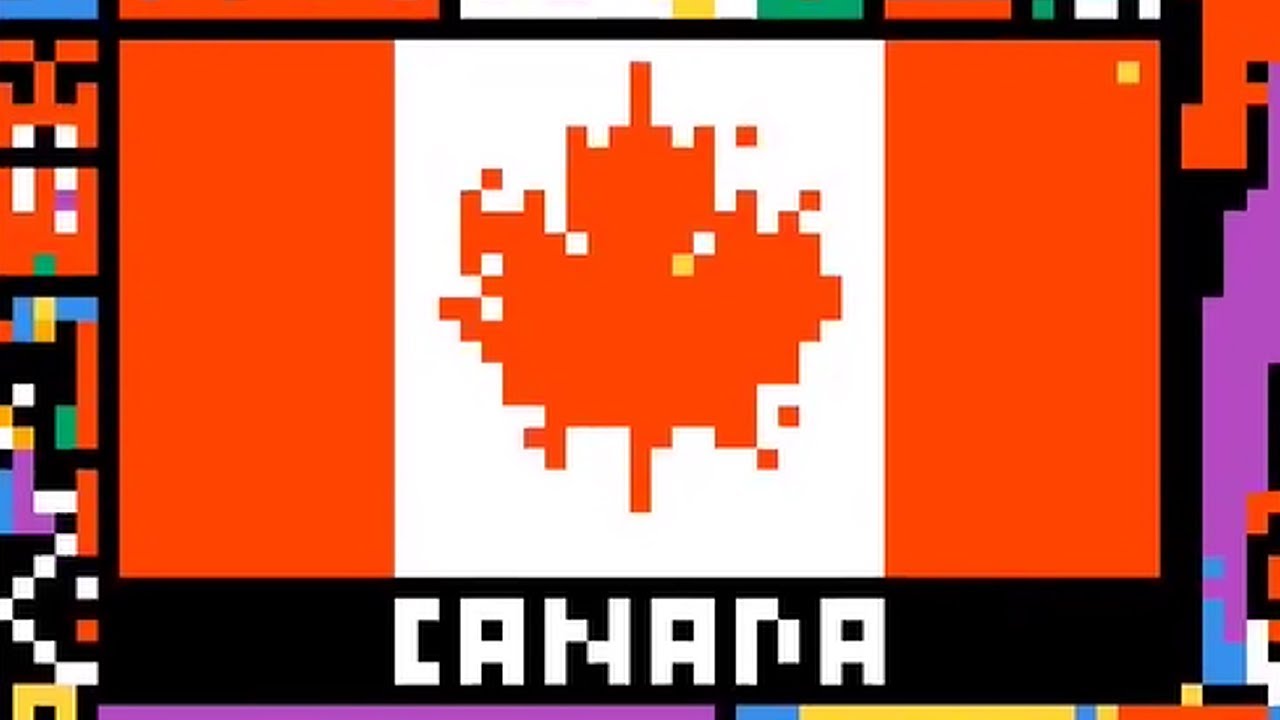 r/place 2023 - canada still struggling to draw a leaf - YouTube