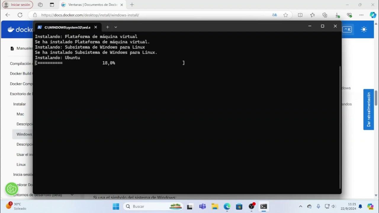 Instalando WSL para Docker en Windows - YouTube