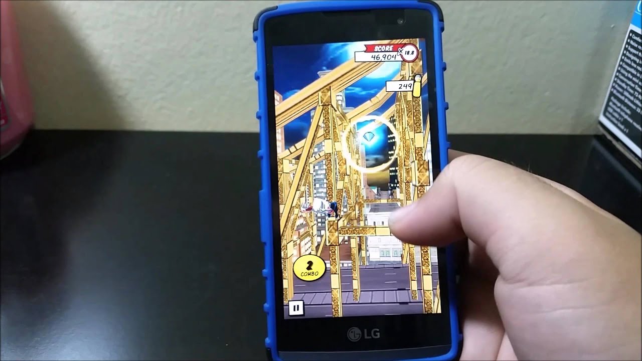 Spider-Man Unlimited on the LG Leon - YouTube