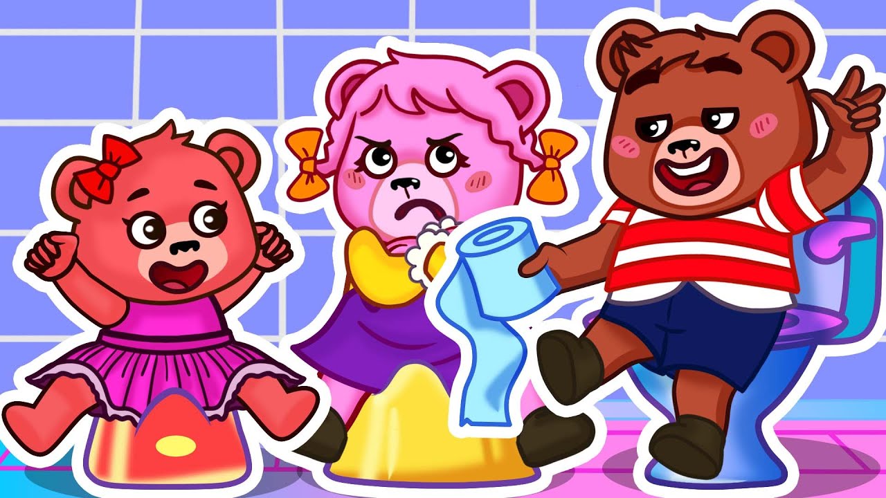 Potty Bears | Toilet Nursery Rhymes - BabyBoo - YouTube