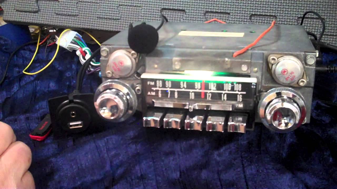 1969 AMX original AM/FM radio - YouTube
