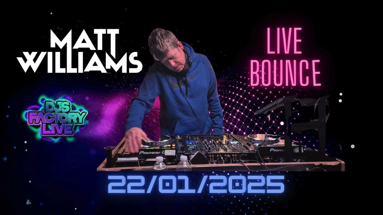 Pump Up the Energy with DJ Matt Williams' Bounce Music Set 22nd Jan ...