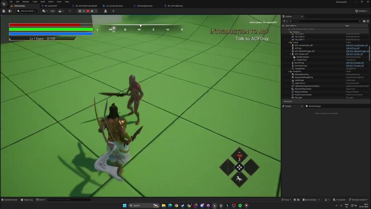 Combo Graph for AI Characters | ACF Devlog - YouTube
