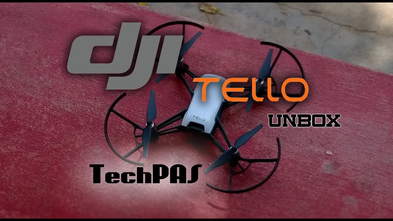 DJI Tello Drone Unboxing and Flight - YouTube