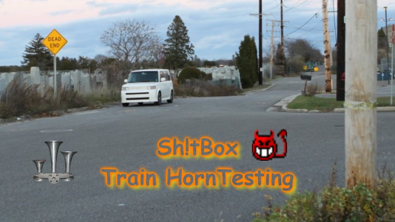 Scion XB Train Horn Testing (Nathan Airchime K2 & K4A) - YouTube