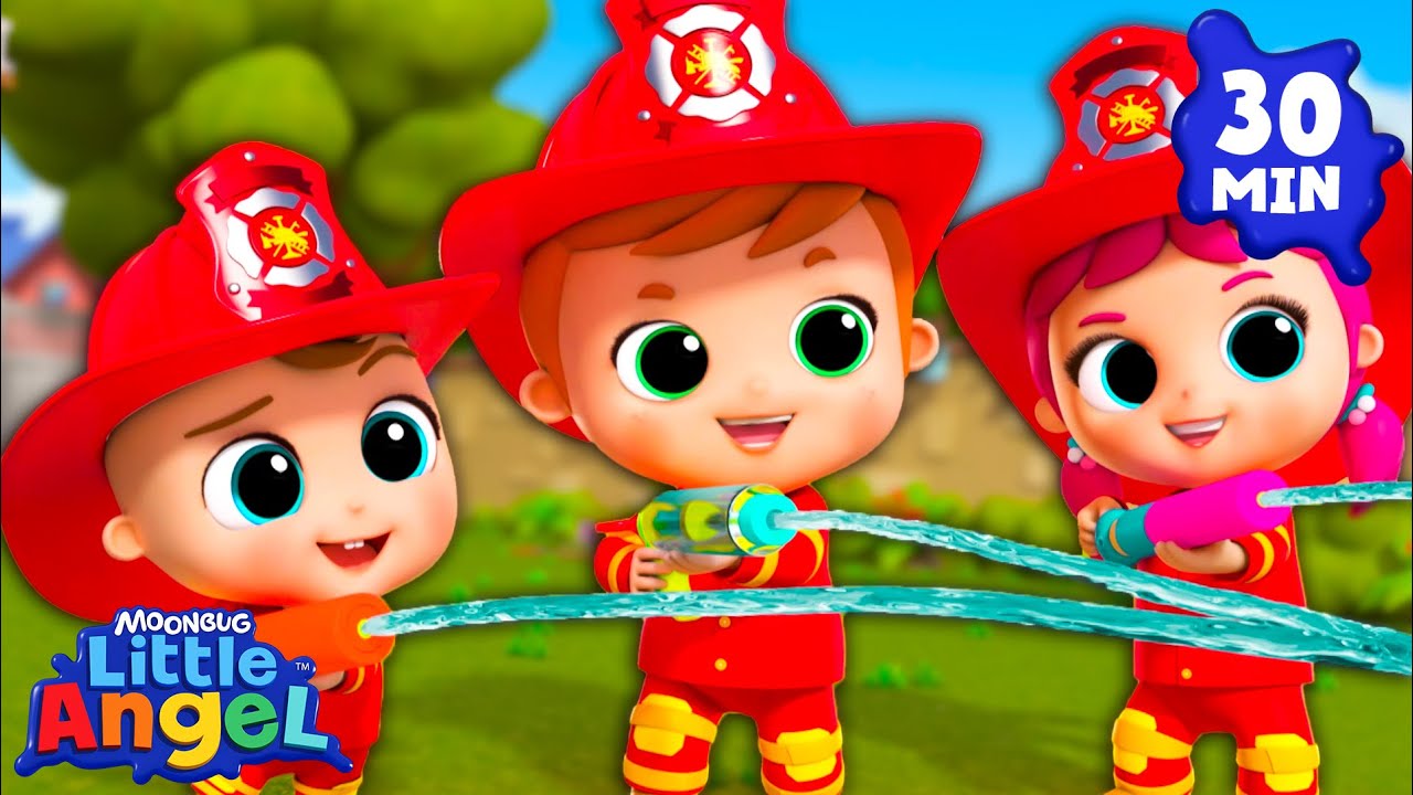 The RESCUE TEAM Song | LITTLE ANGEL 😇 | Lullabies & Nursery Rhymes ...