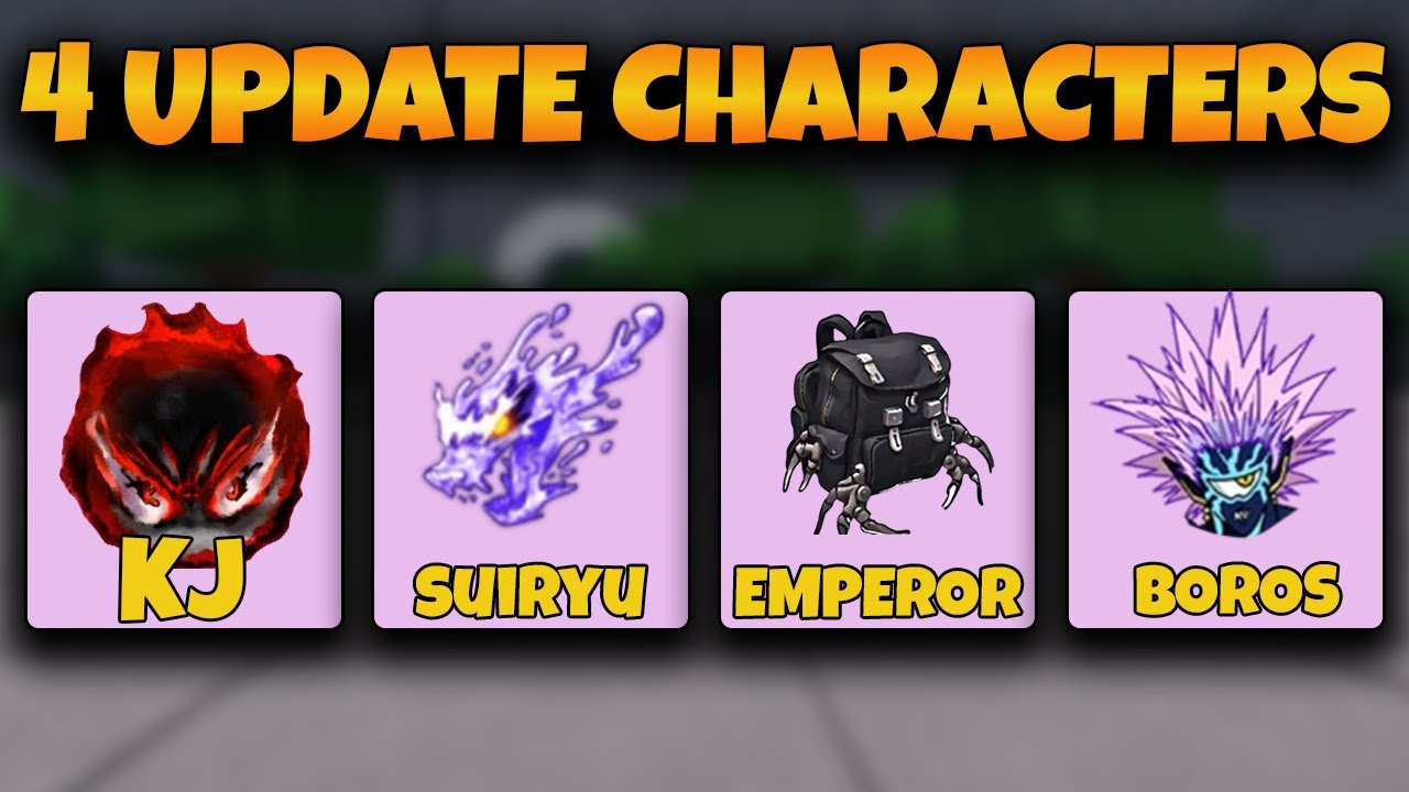 Proof we getting 4 new characters in todays update in The Strongest ...