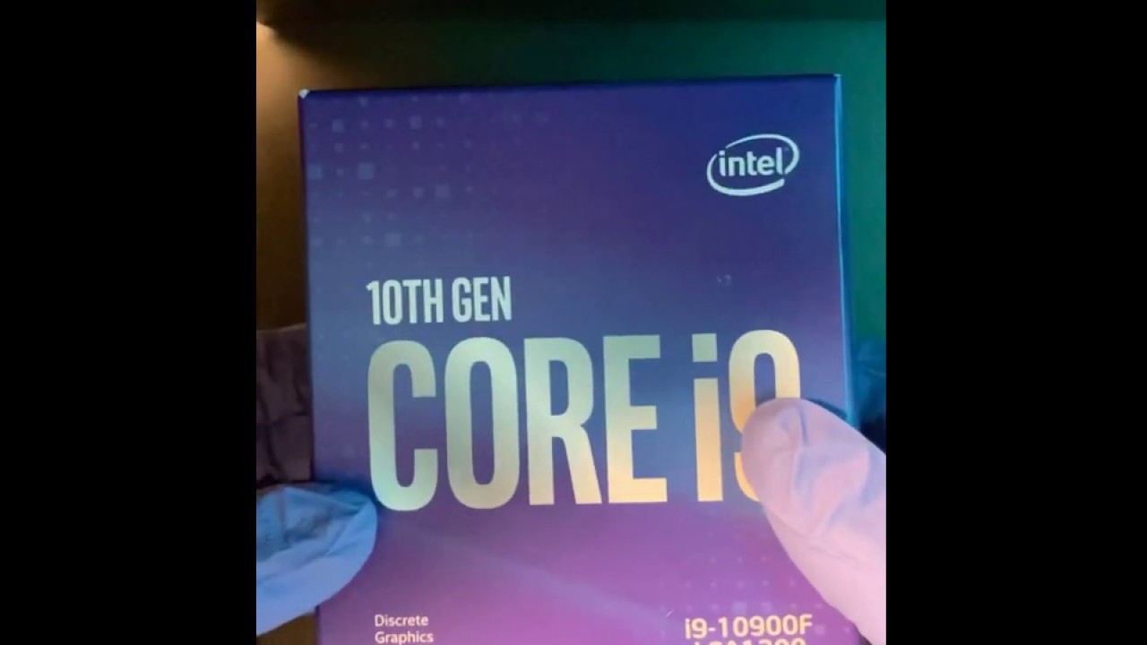 Unboxing Intel Core i9 10900F - YouTube