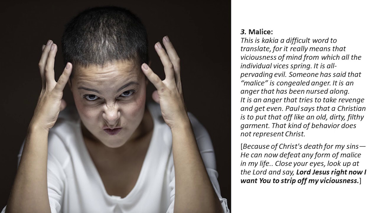 REFUSE YOUR OLD WAYS--We Should Desire to Put Off Anger, Wrath, Malice ...