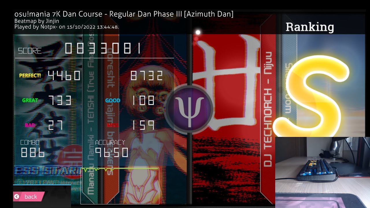 Osu Mania! | AZIMUTH Dan Clear - YouTube