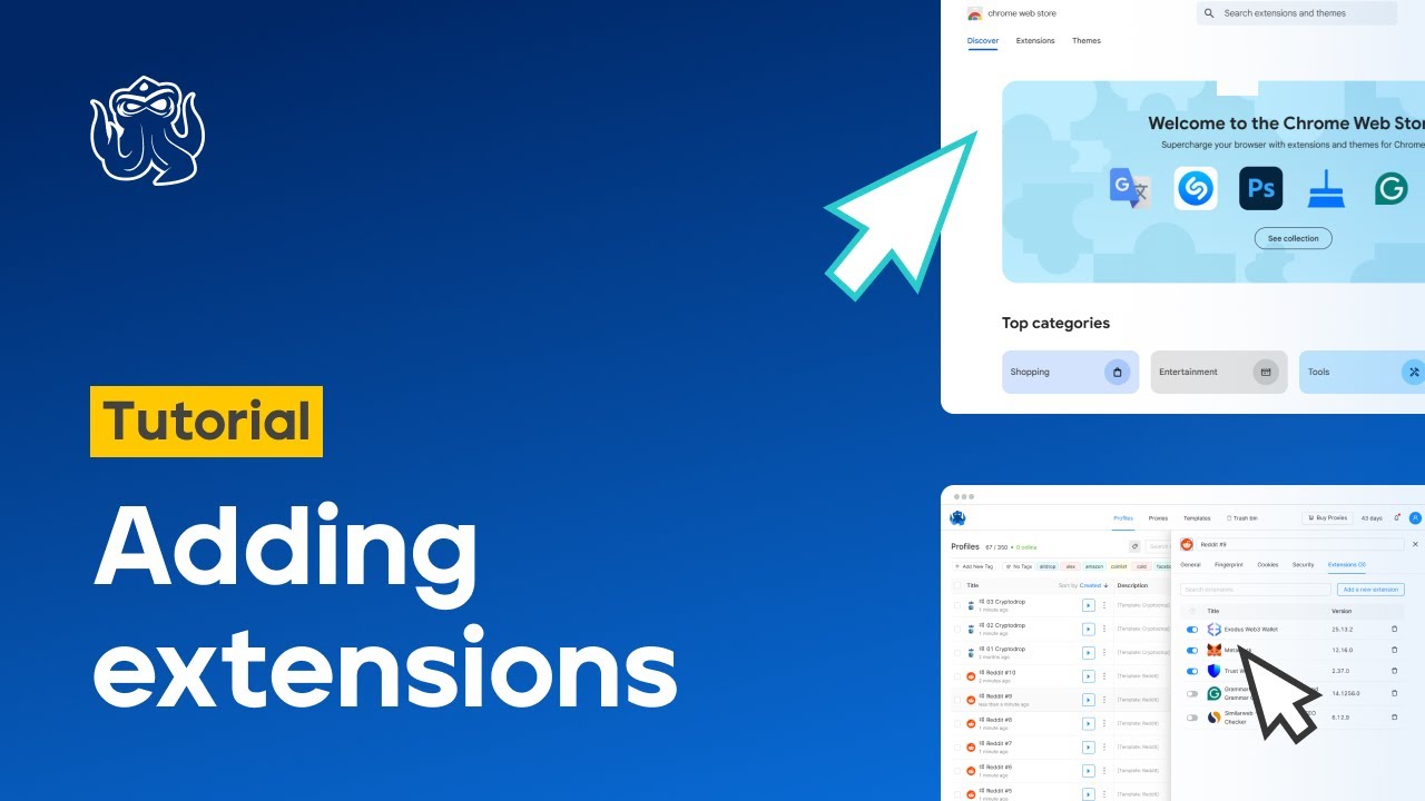Adding extensions to Octo Browser | Octo Browser Tutorial - YouTube