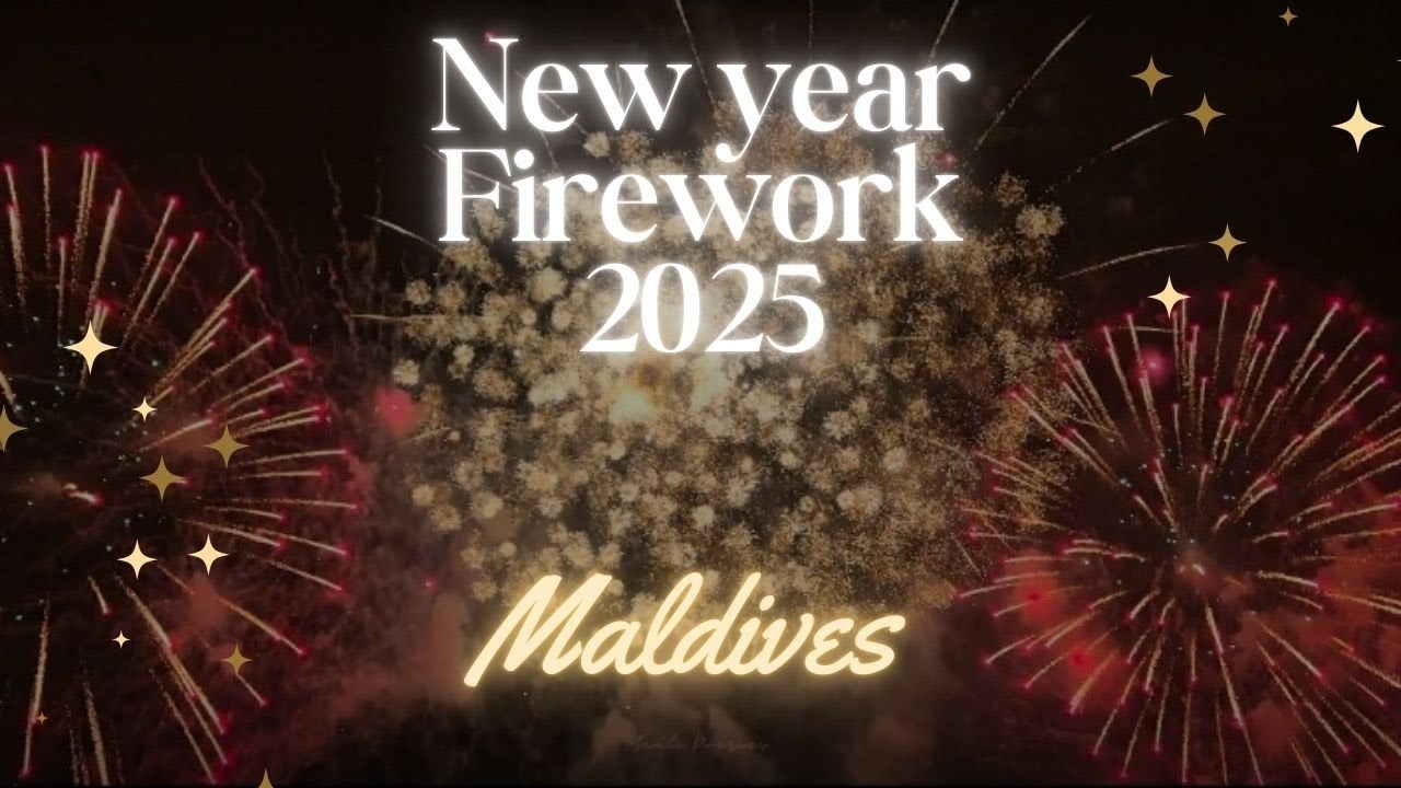 New year Fireworks 🎆🎆🎆 | Maldives 2025| - YouTube