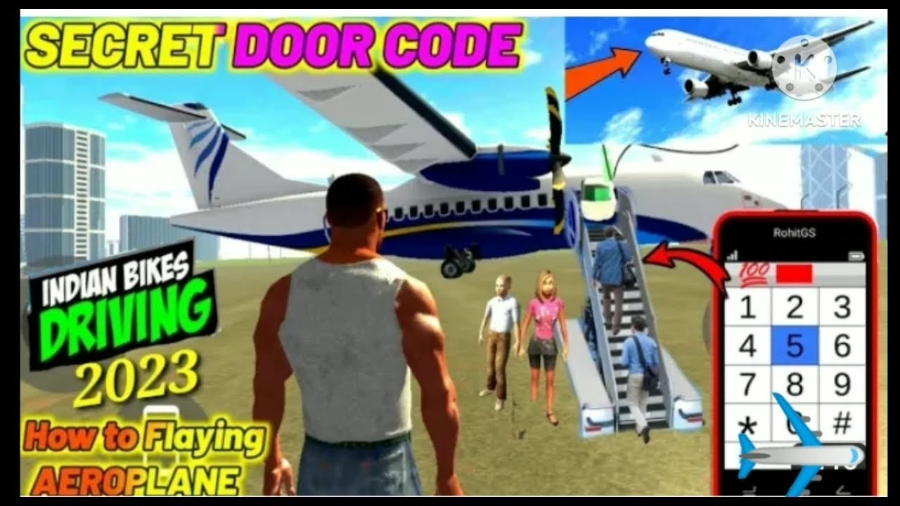 AEROPLANE SECRET DOOR CODE ! AEROPLANE KA SECRET DOOR CODE ️INDIAN BIKE ...
