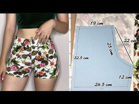 Cómo hacer un short de Licra tutorial