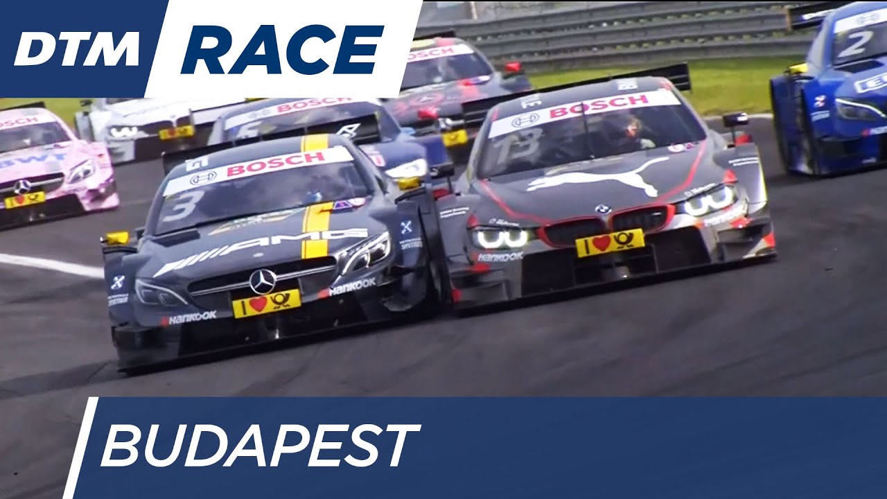 Di Resta & Da Costa side by side - DTM Budapest 2016 - YouTube