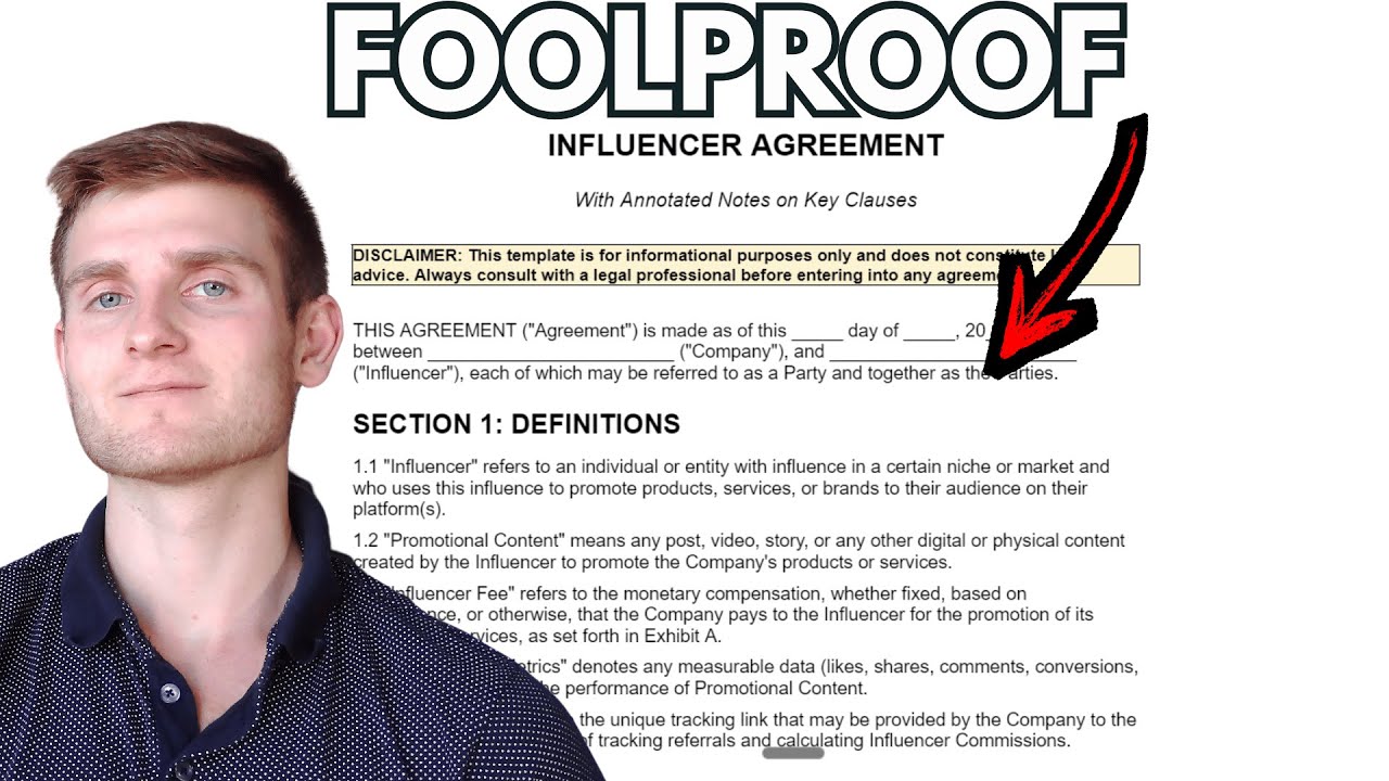 The contract we use to sign influencers for brand deals (without legal ...