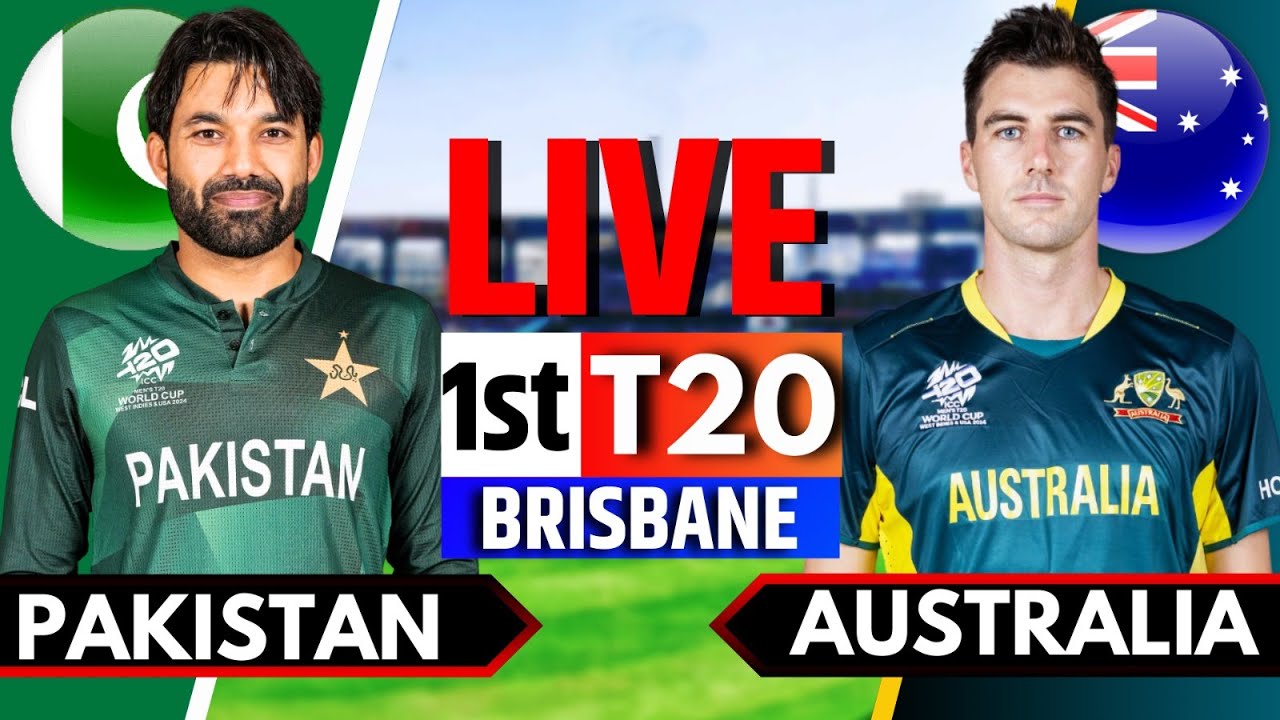 Pakistan vs Australia, 1st T20 | Live Cricket Match Today | PAK vs AUS ...
