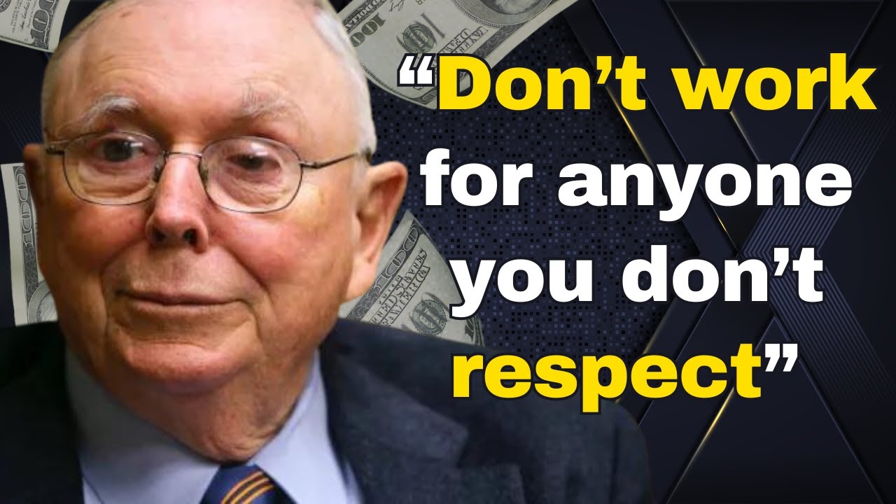 Unlocking Charlie Mungers 3 Rules For Massive Success Youtube