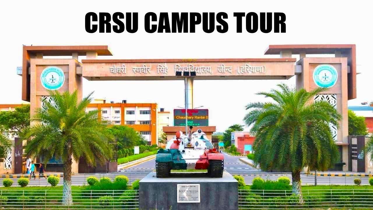 Chaudhary Ranbir Singh University Campus Tour || Crsu Jind || #crsu # ...