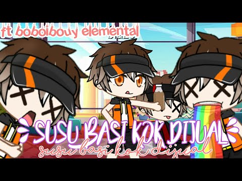 Susu basi kok dijual ft.boboiboy elemental ||boboiboy gacha |boboiboy meme || boboiboy
