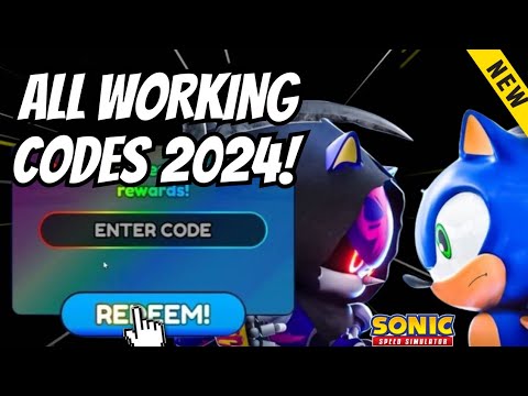 ALL ⚠️ NEW WORKING CODES 2024 | SONIC SPEED SIMULATOR CODES | ROBLOX ...