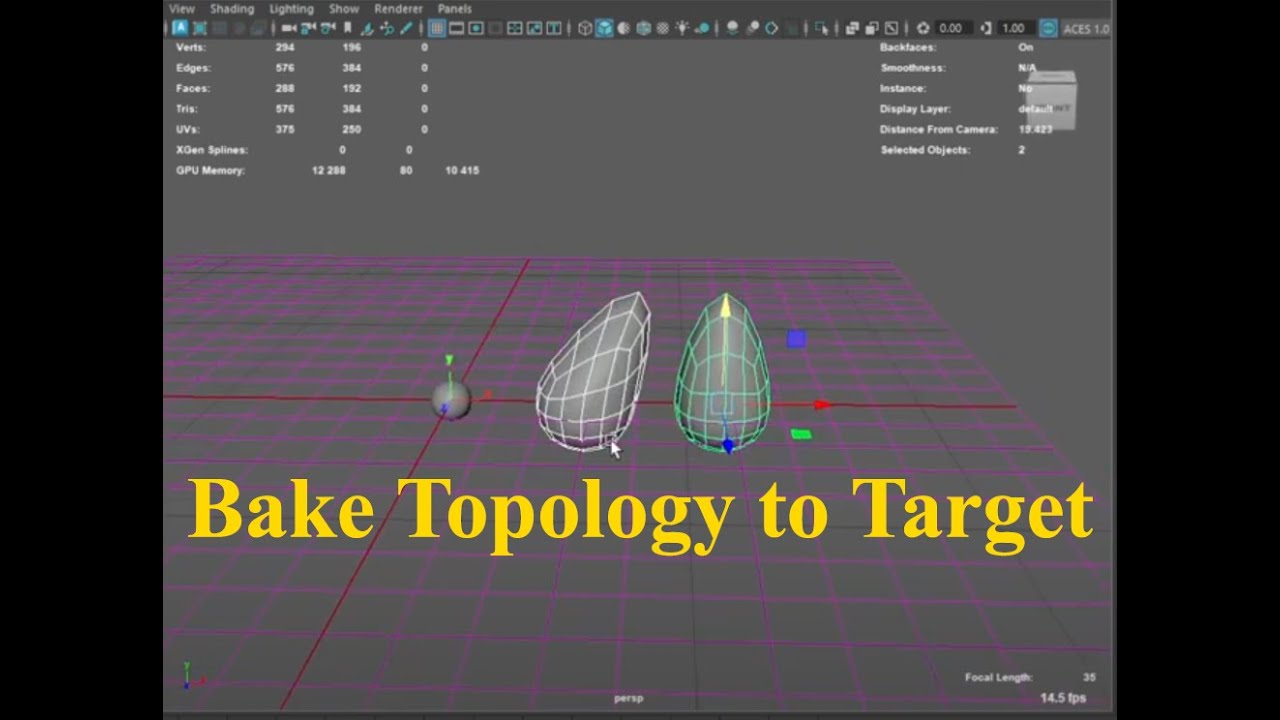 Bake topology to targets - YouTube
