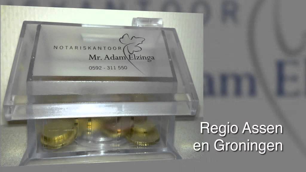 notaris - Assen Notariskantoor Mr Adam Elzinga - YouTube