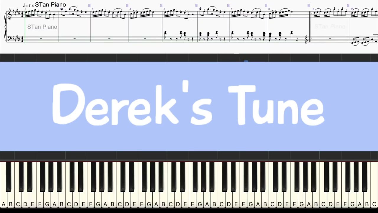 Derek's Tune - Barbie in The 12 Dancing Princesses - Piano - YouTube